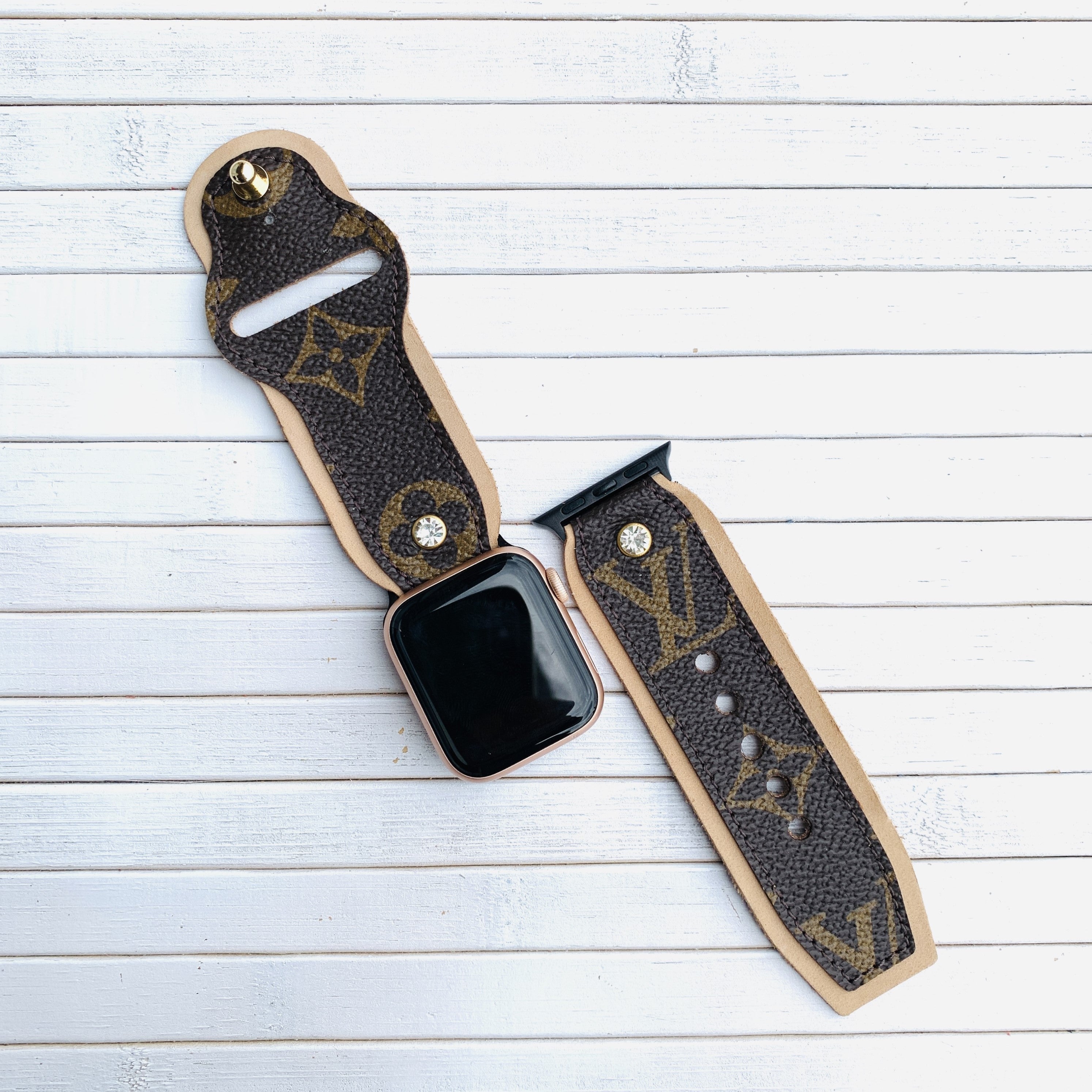 Classic Dual Color Authentic Apple Watch strap Needle Closure New Mode