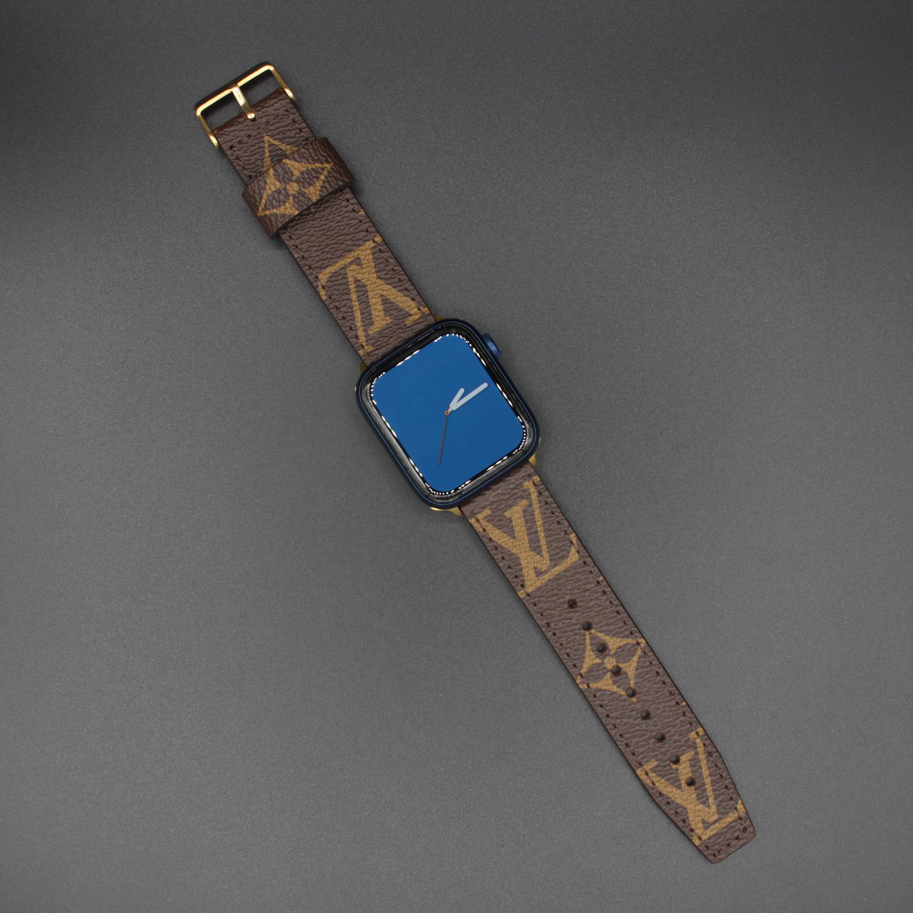 Authentic Apple Watch Strap ; Classic Monogram