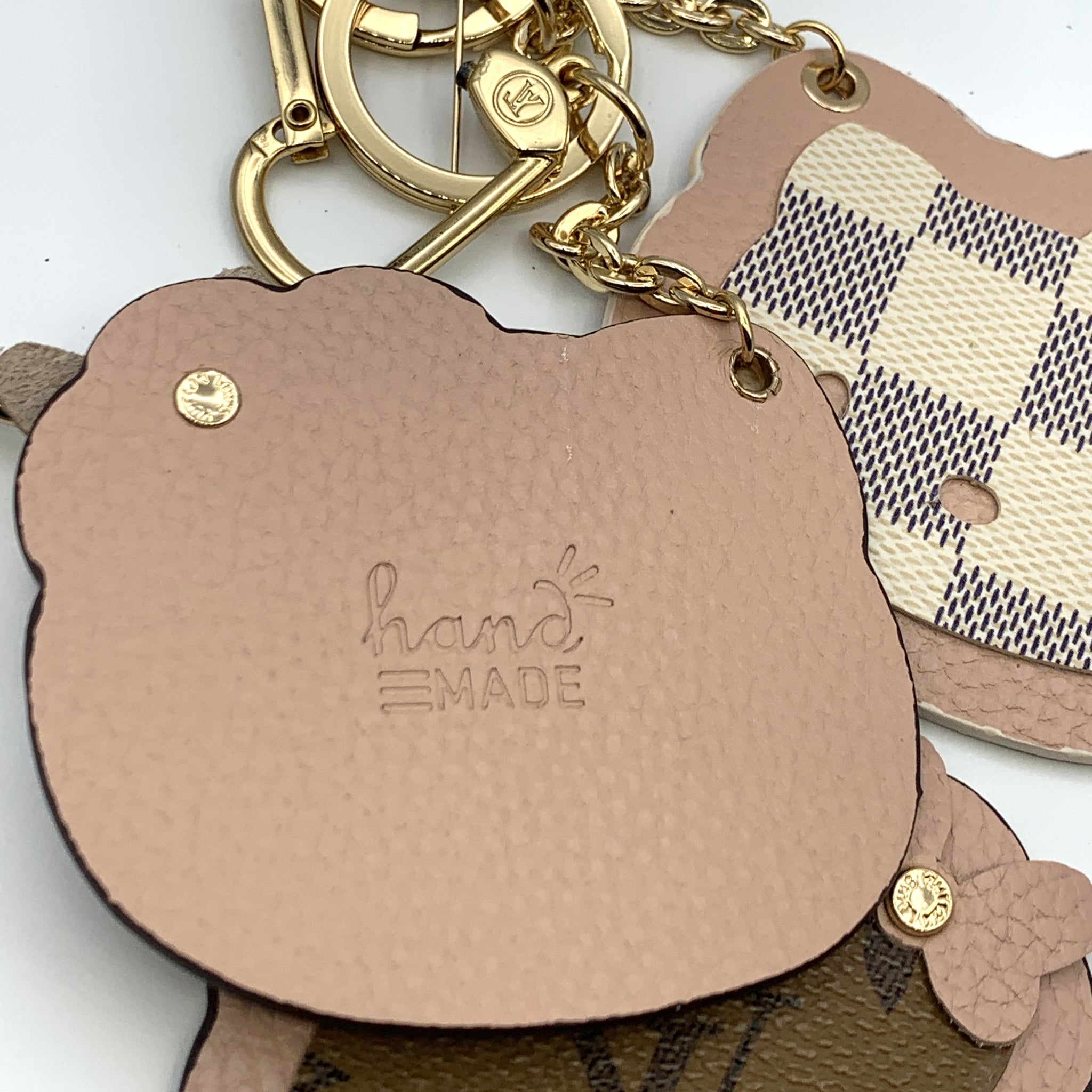 HELLO Monogram Keychain