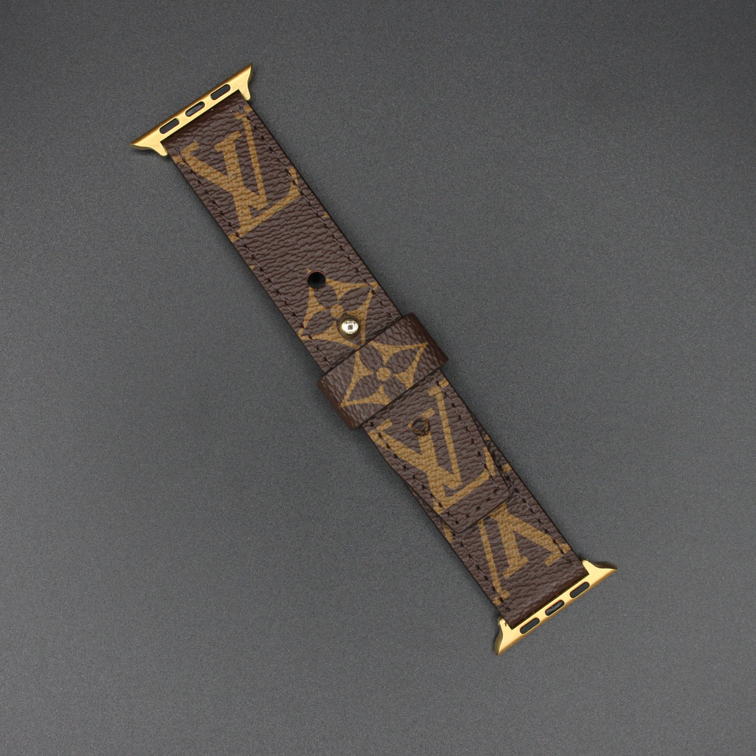 Authentic Watch Strap , Classic Monogram needle closure Strap